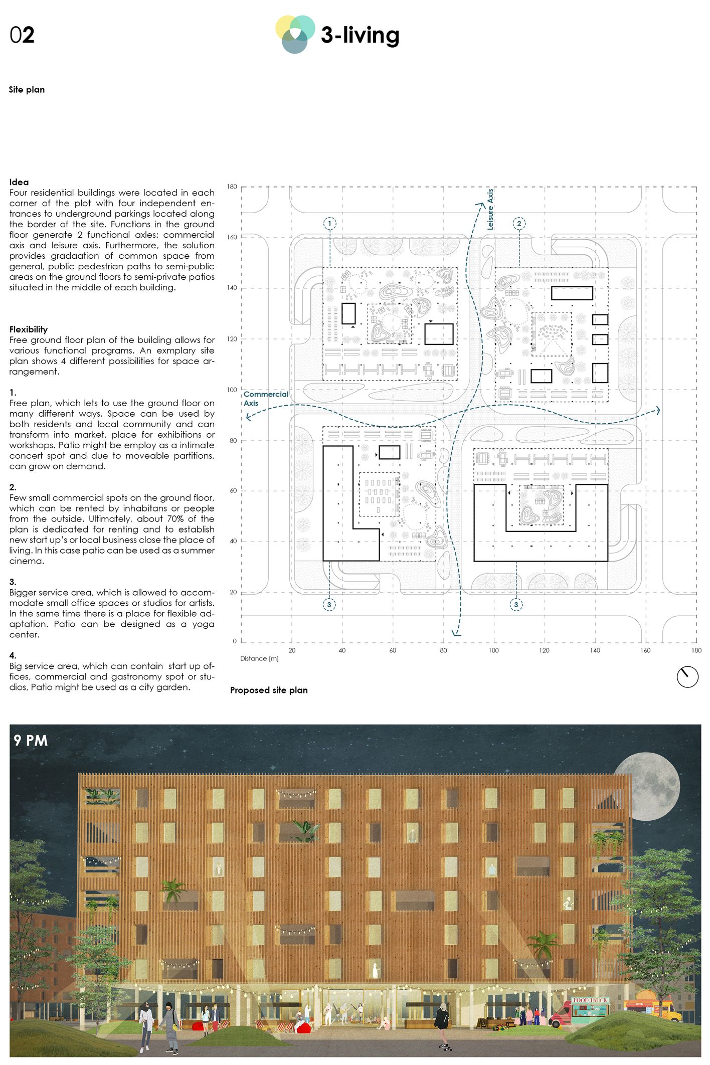 3-living | Residential Building Project