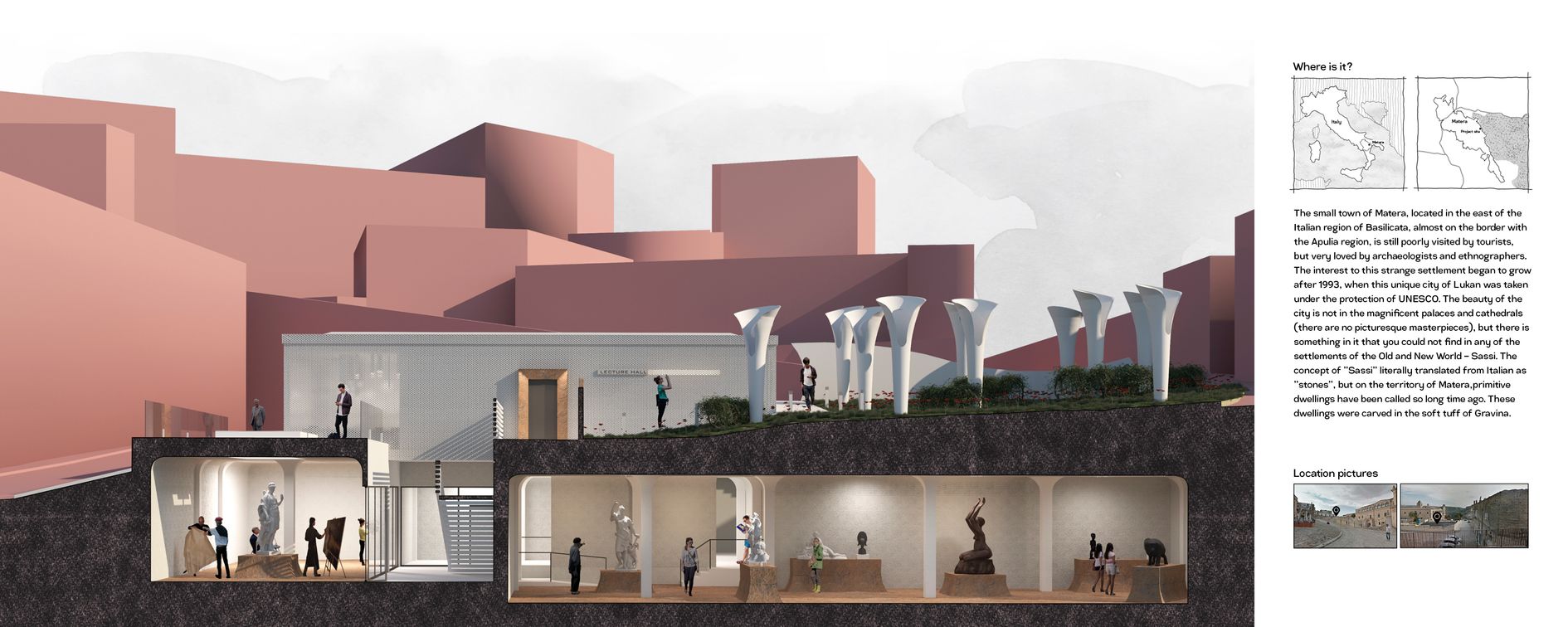 The Museum of Culture in the city of Matera | Infrastructure Design Project