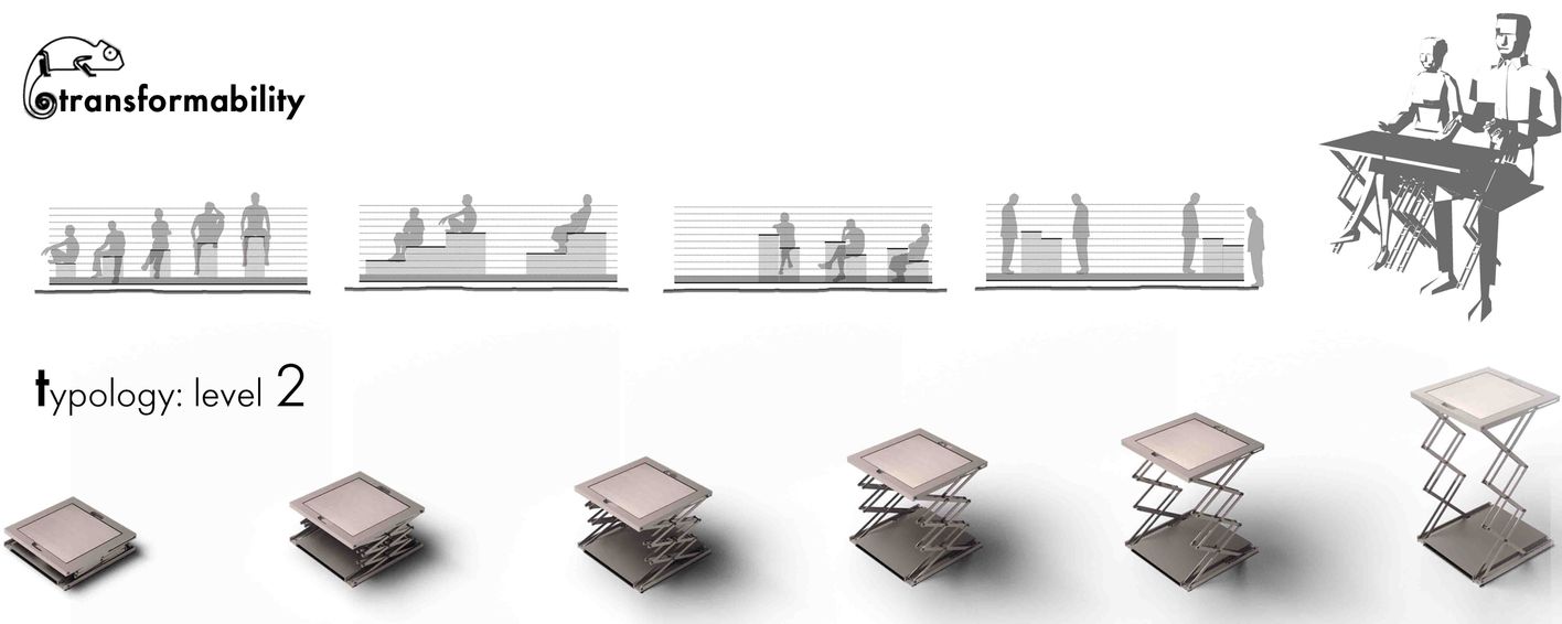 T2: transformable transportable unit | Furniture Design Project