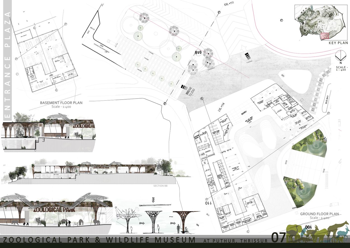 ZOOLOGICAL PARK AND WILDLIFE MUSEUM | Urban Design Project