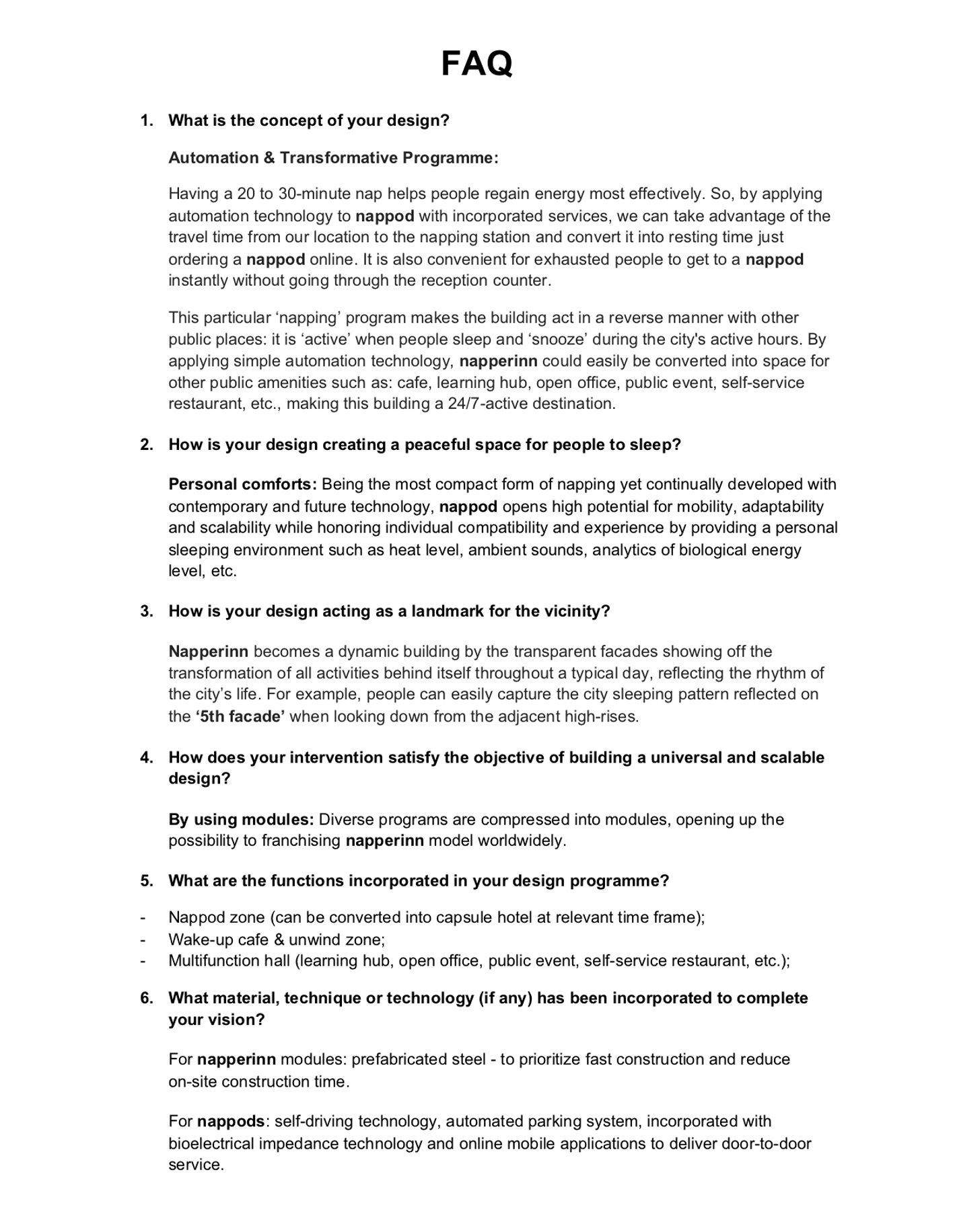 napperinn | Interior Design Project