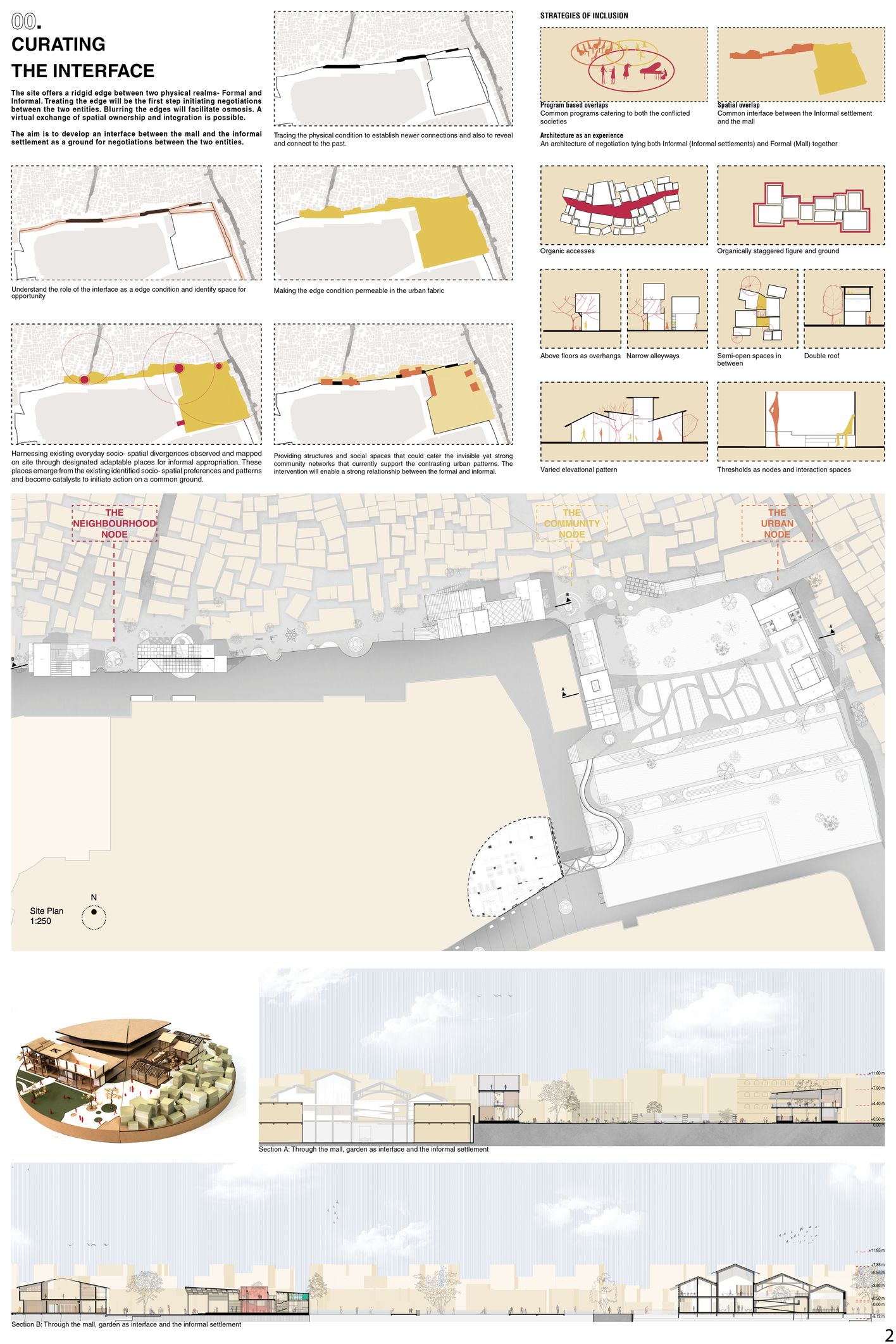 CELEBRATING THE formal - informal INTERFACE | Concept Architecture Project
