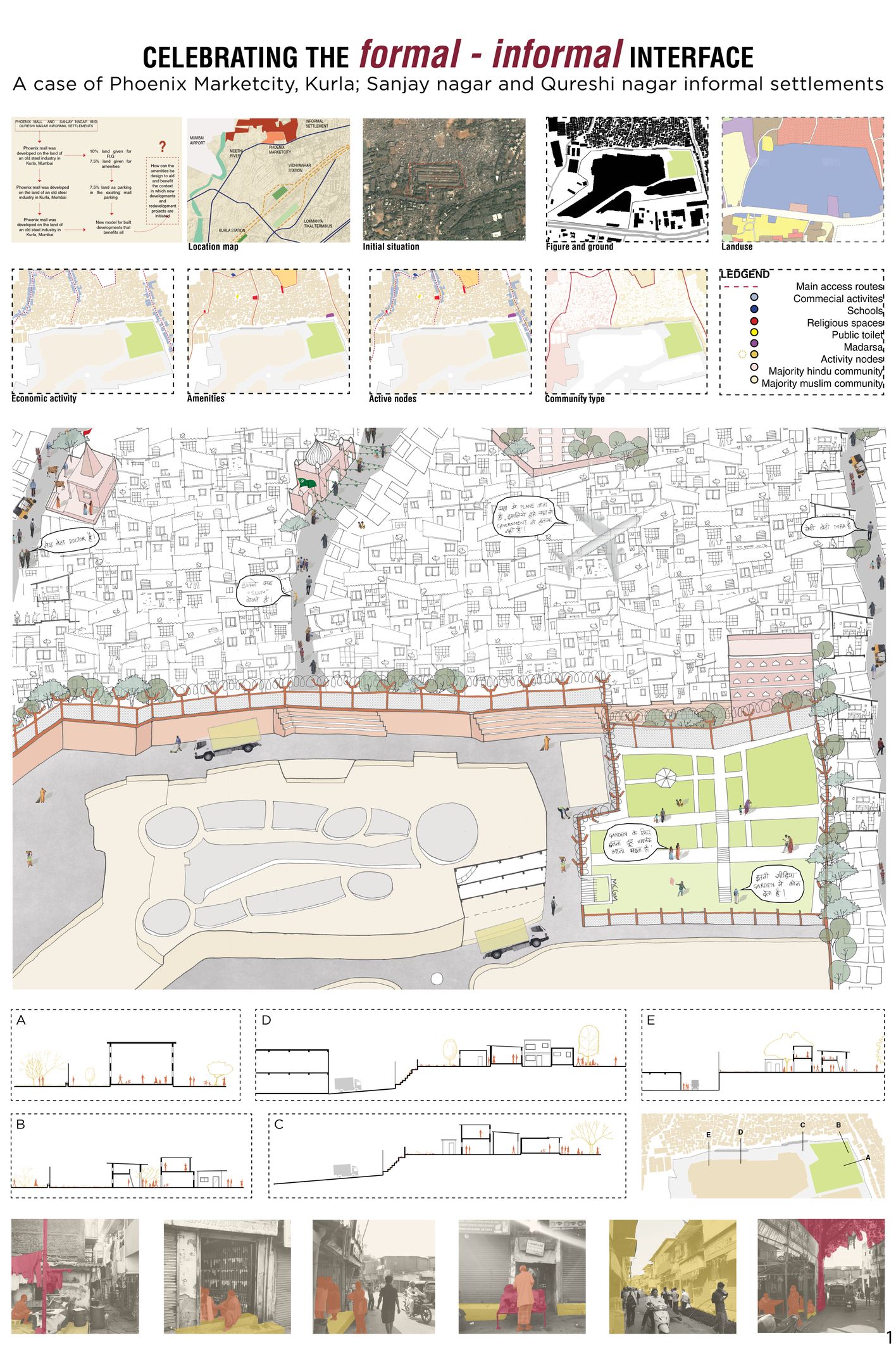 CELEBRATING THE formal - informal INTERFACE | Concept Architecture Project