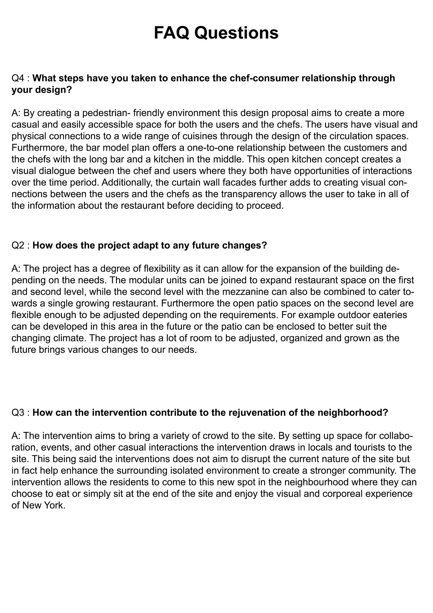 Food Street | Landscape Design Project