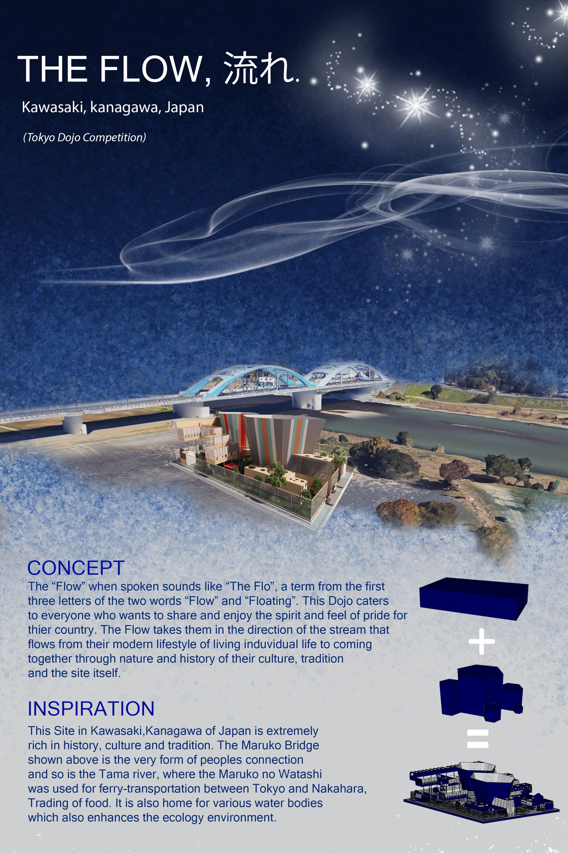 THE FLOW , 流れ | 3D Modeling Project