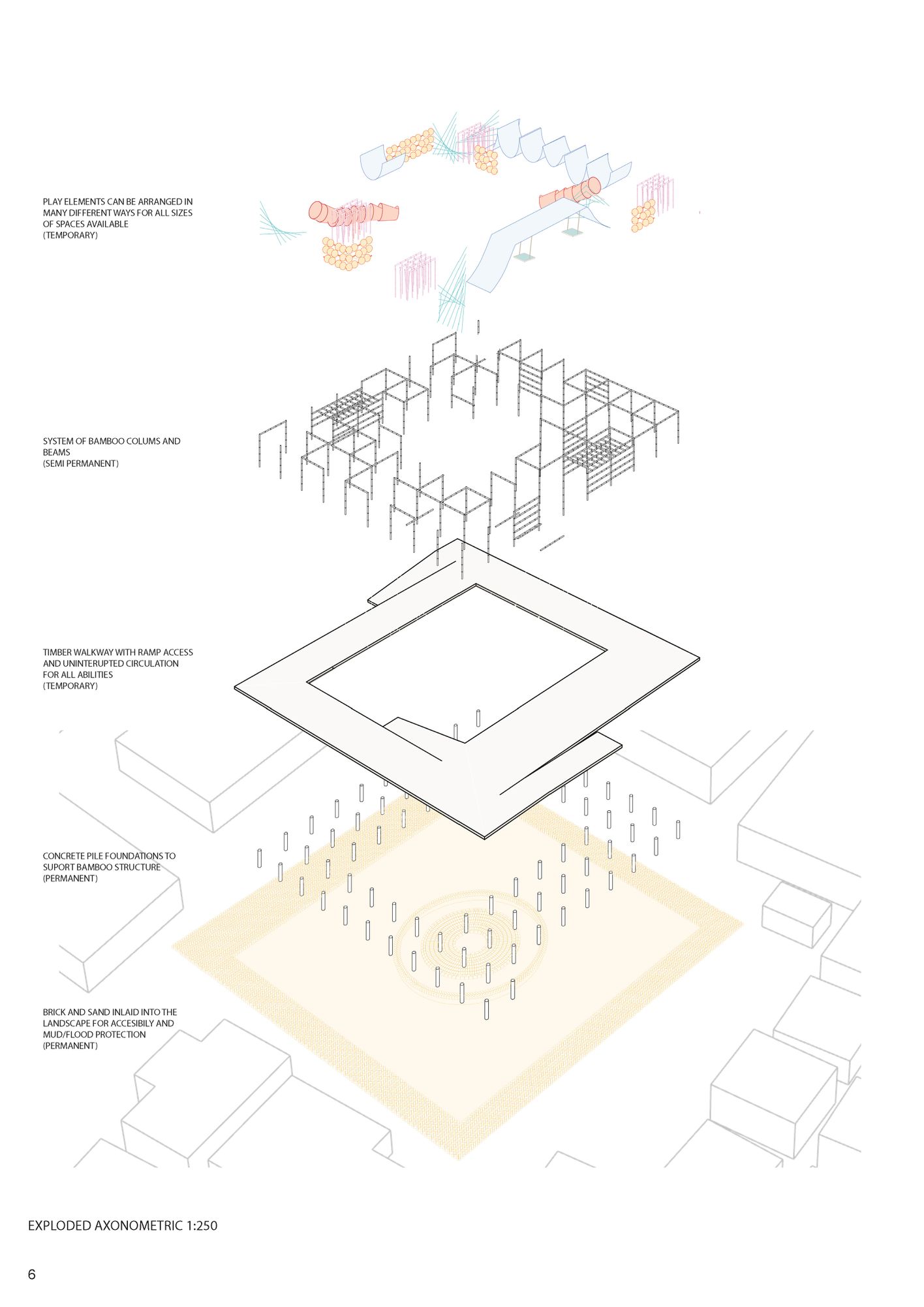Temporary Playground For A Permanent Place | 3D Modeling Project
