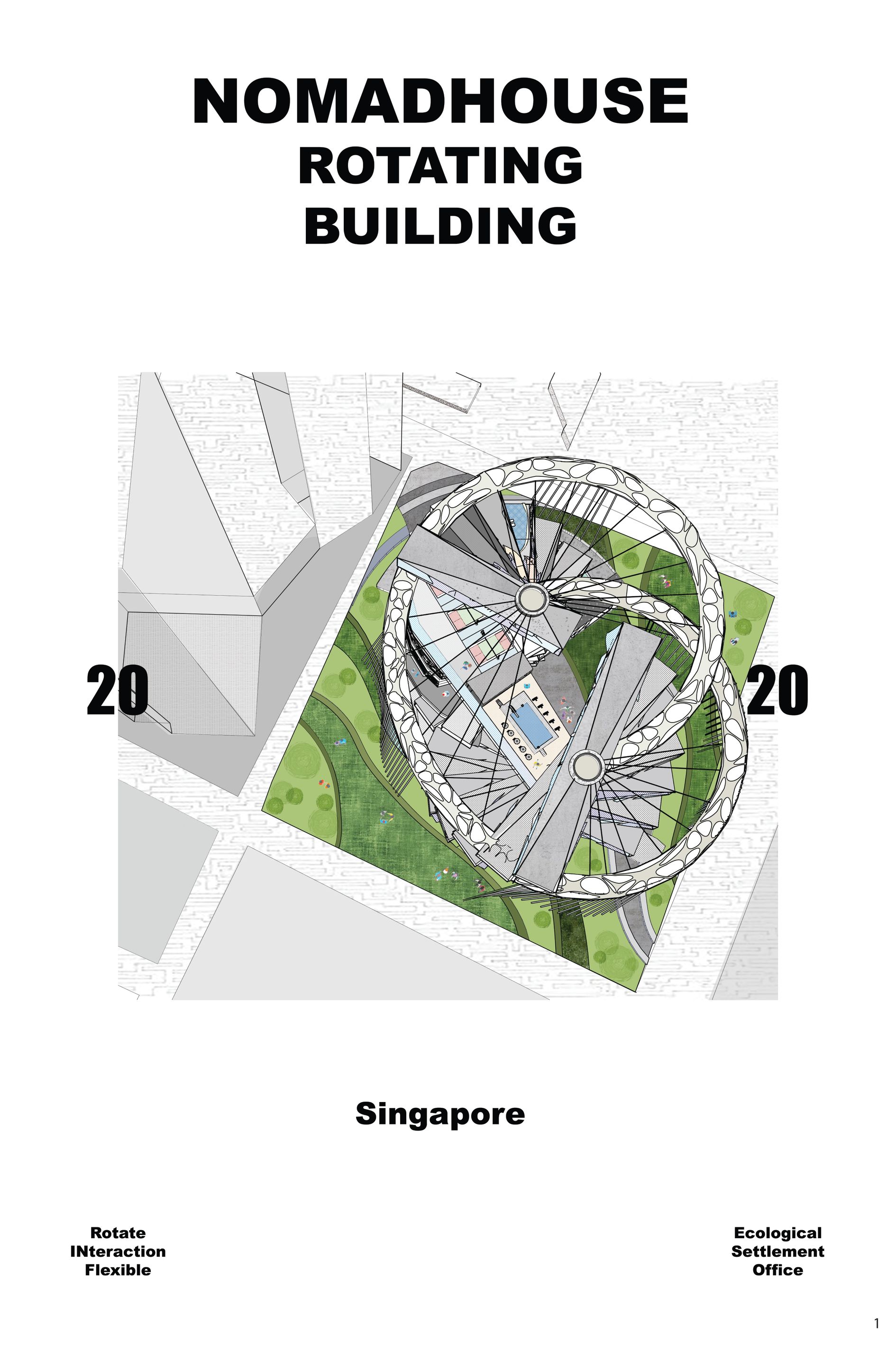 NOMADHOUSE ROTATING BUILODING | Infrastructure Design Project