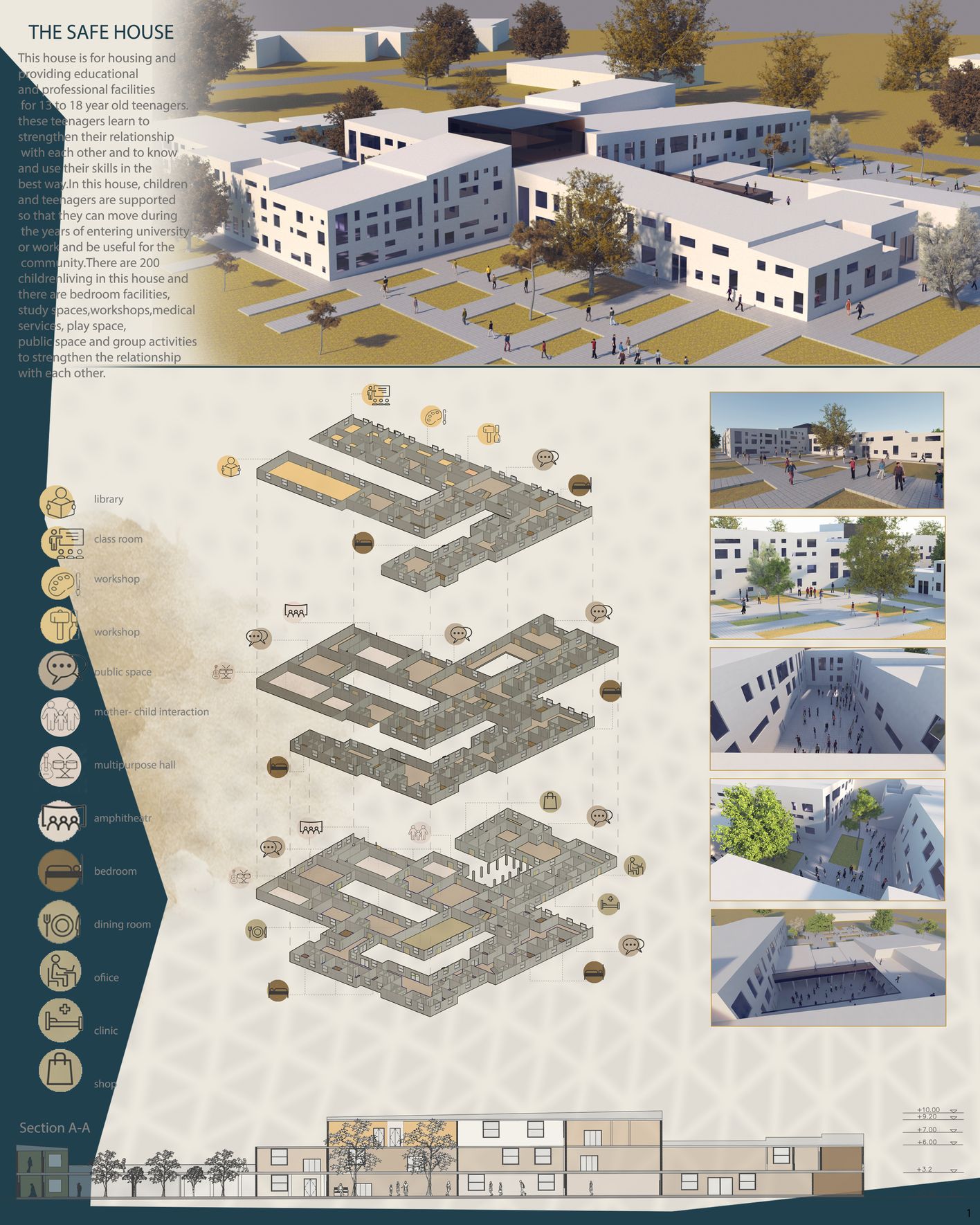 the house for living | Conceptual Architecture Project