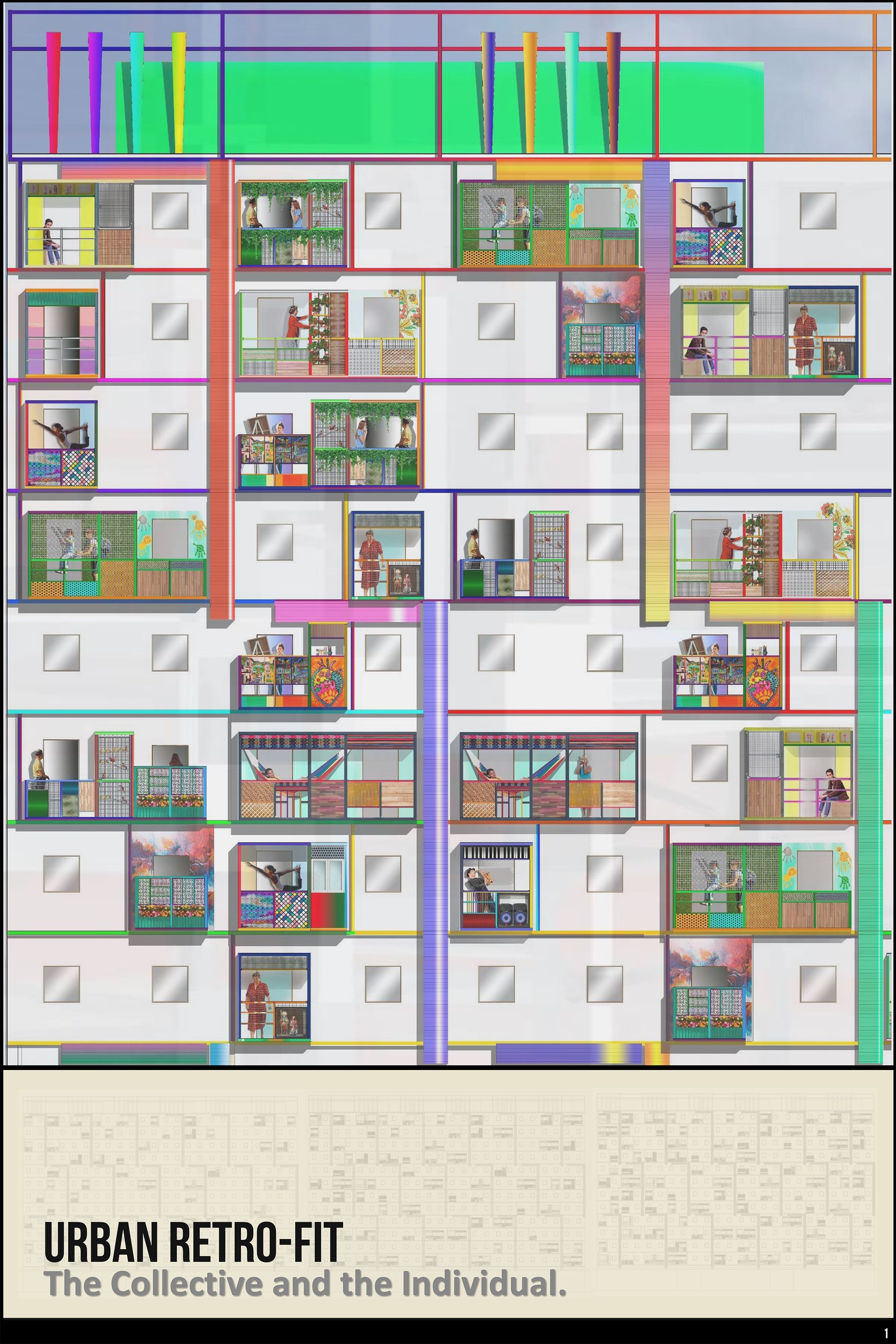 Urban Retrofit The Collective and the Individual | Concept Architecture ...