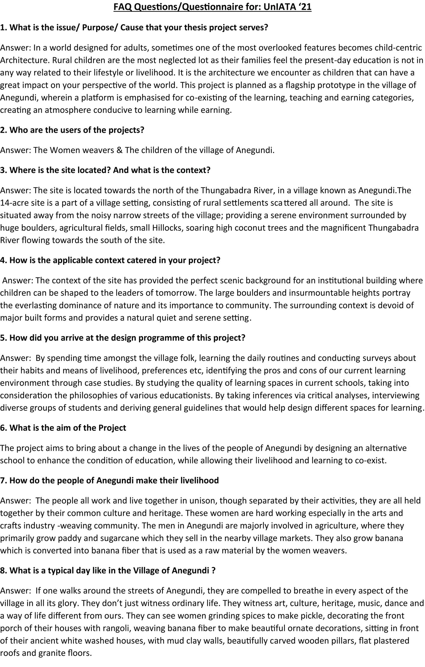 THE THIRD TEACHER | Architecture Project