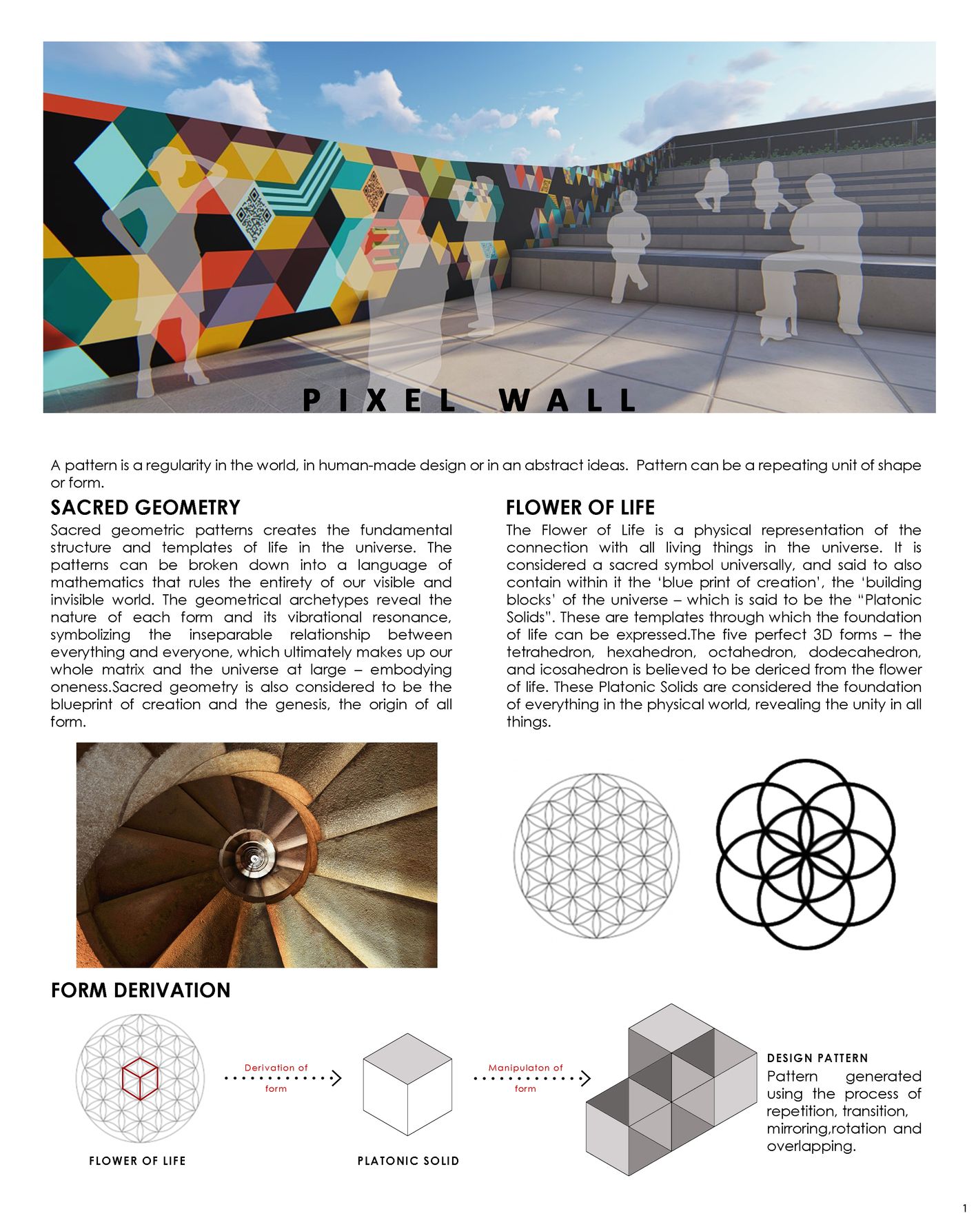 PIXEL WALL | Pattern Design Project