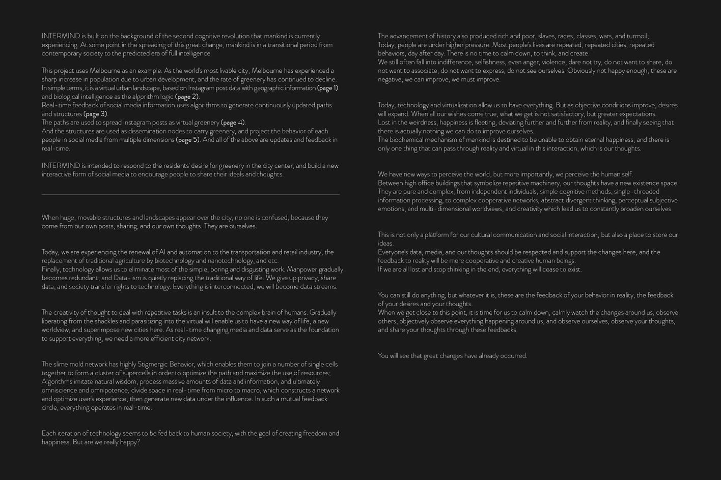 Intermind | Computational Design Project