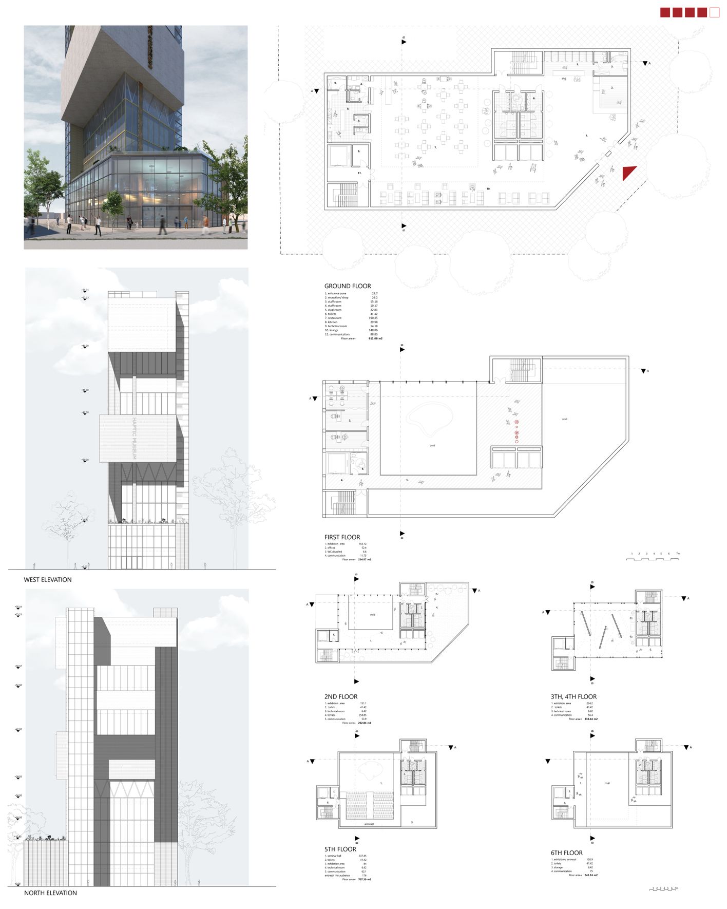 Vertical Museum of Materials | Graphic Design Project