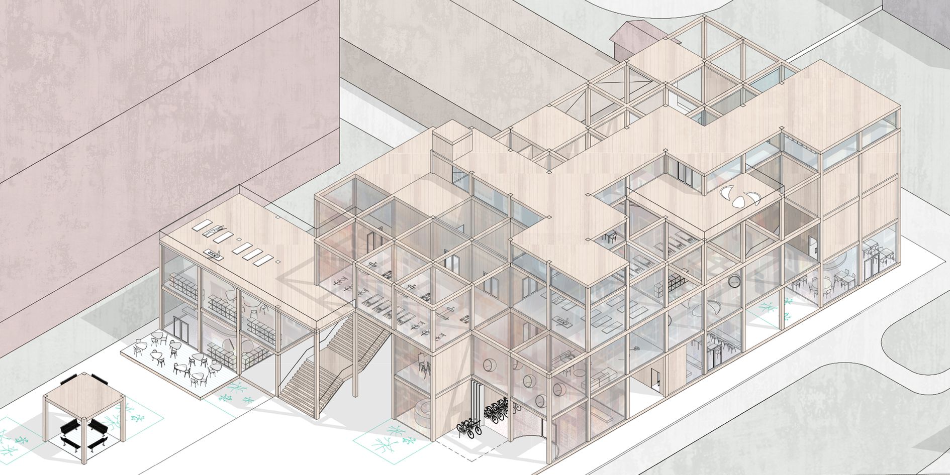 The Student Center As A Modular Space | Concept Architecture Project
