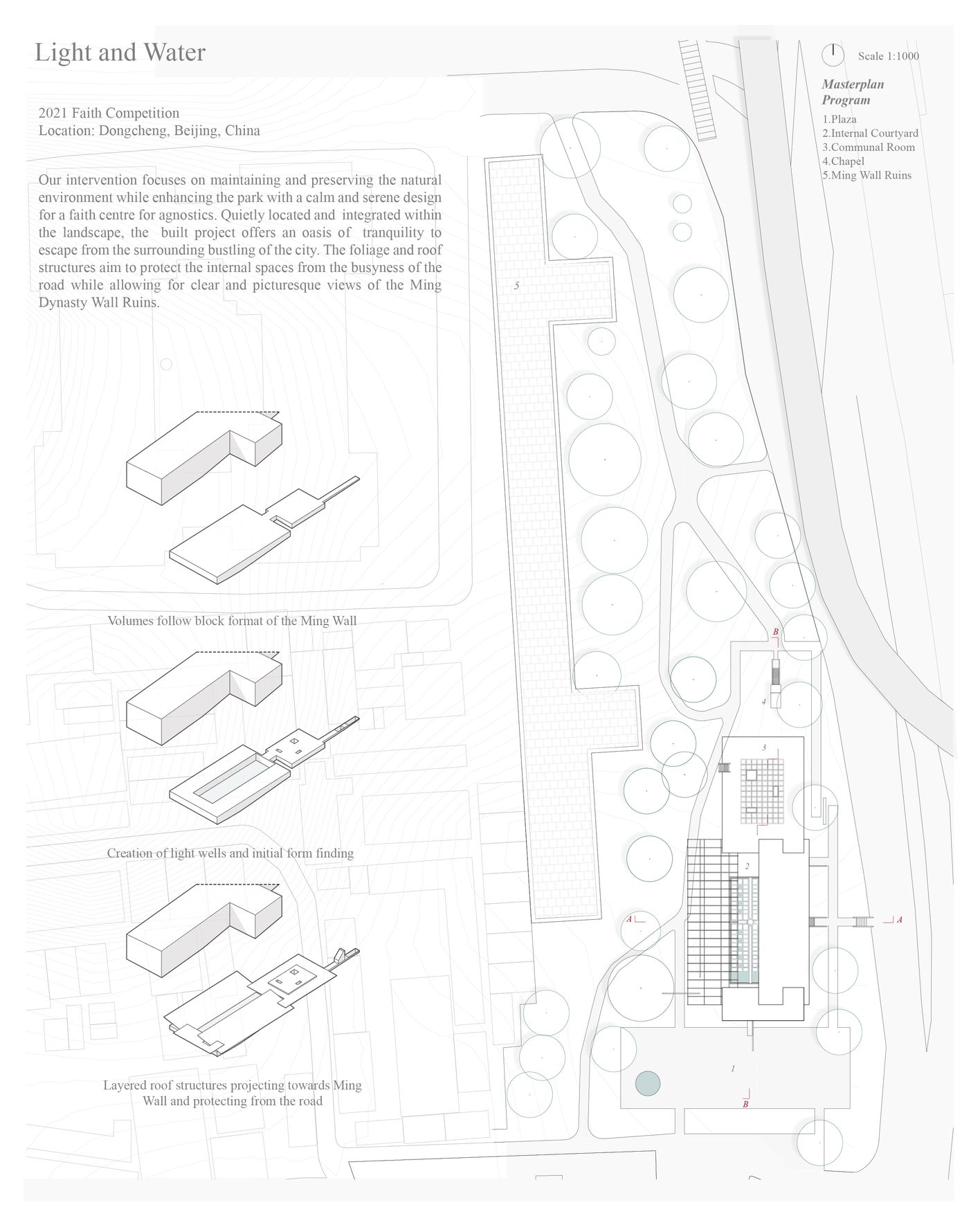 Light and Water: A Sensory Experience | Concept Architecture Project
