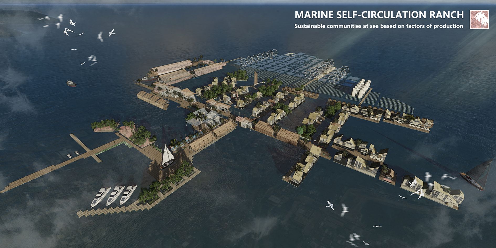 Marine Self-Circulation Ranch | Urban Design Project