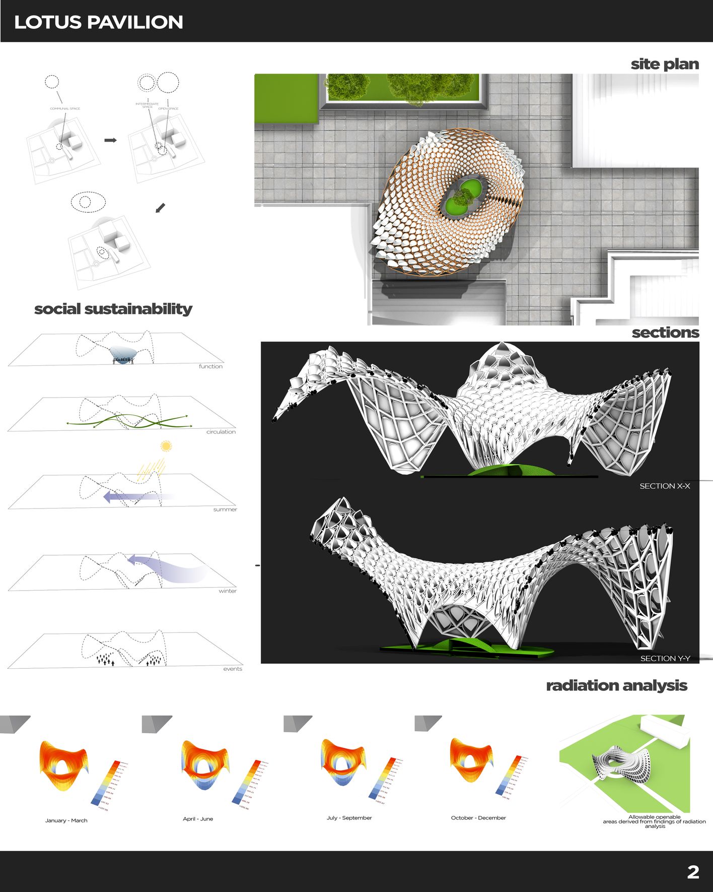 Lotus Pavilion Conceptual Architecture Project