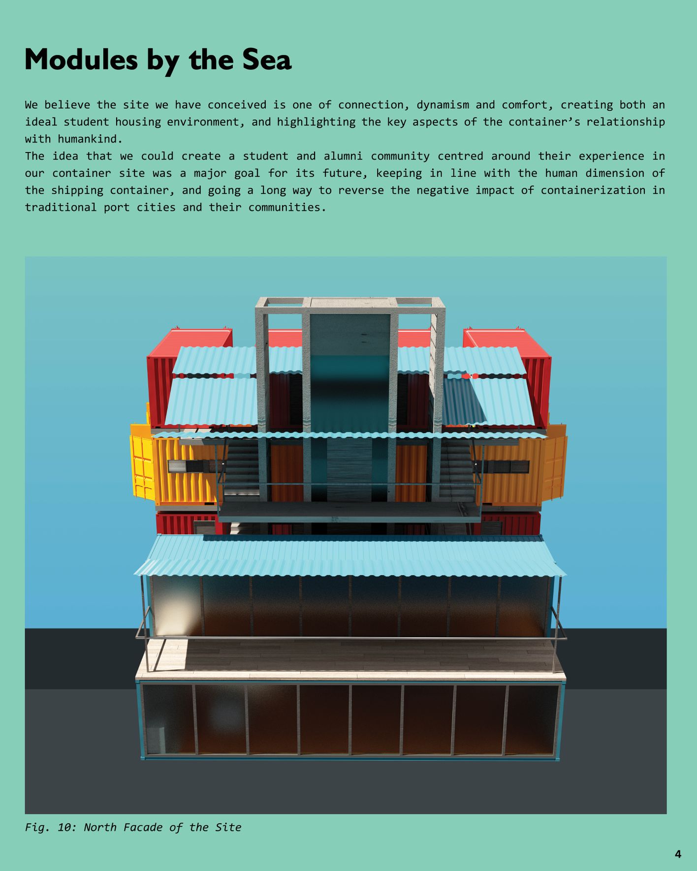 Container City - Modules by the Sea | Conceptual Architecture Project