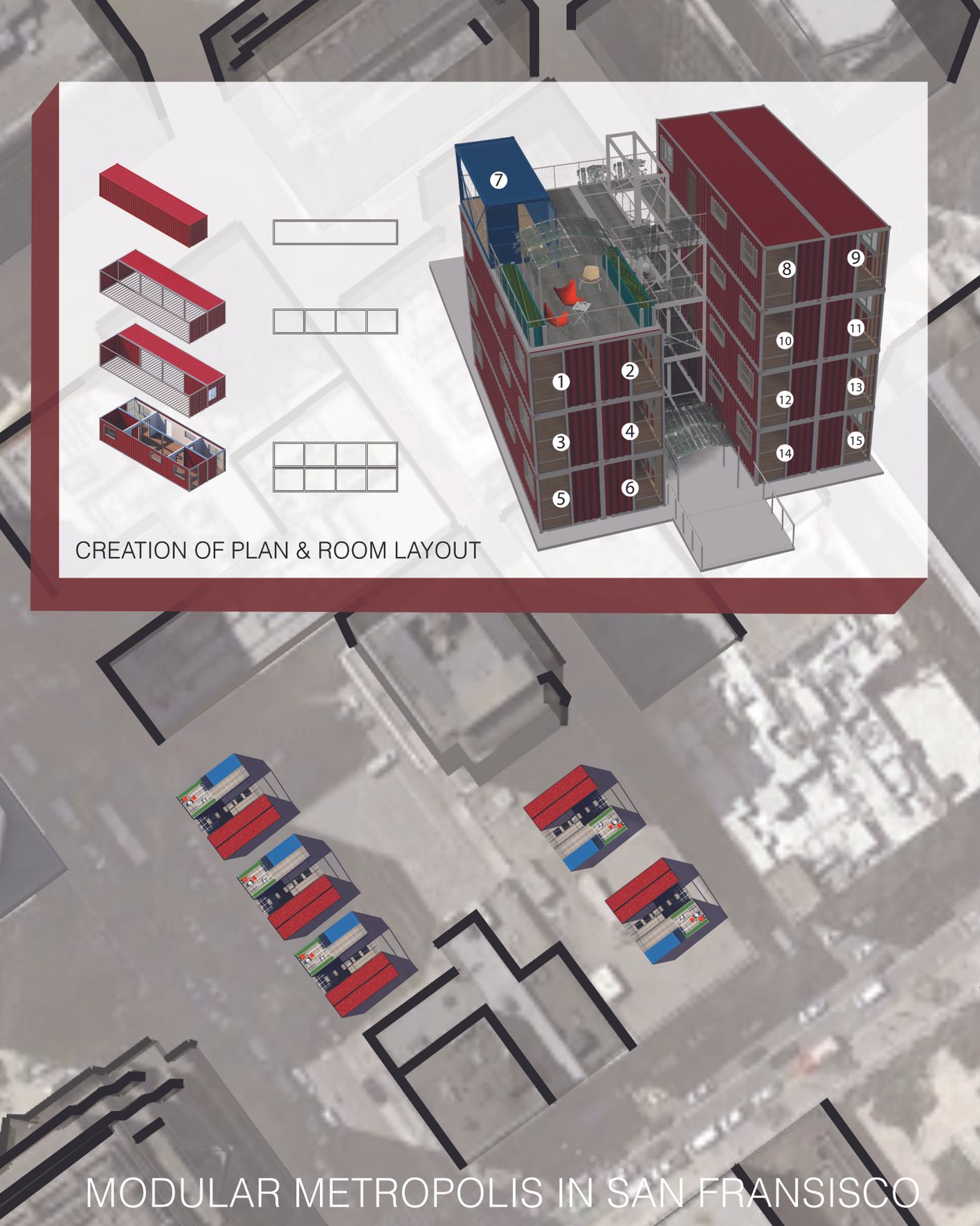 Modular Metropolis | Urban Design Project