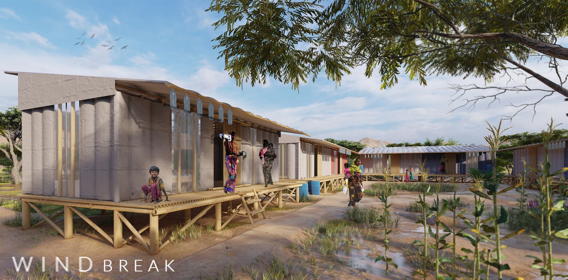 Windbreak shelter | Low Cost Design Project