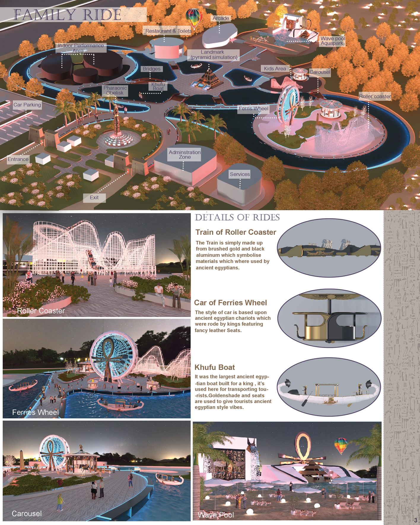 The Mystery of Pharaoh Kingdom | Landscape Design Project