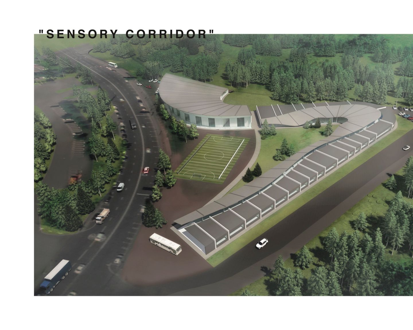 Sensory Corridor | Conceptual Architecture Project