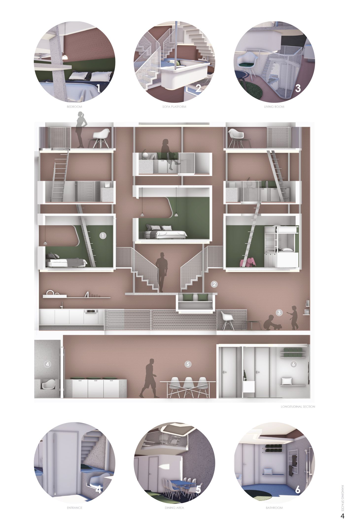 HANGING SPACES | Concept Architecture Project