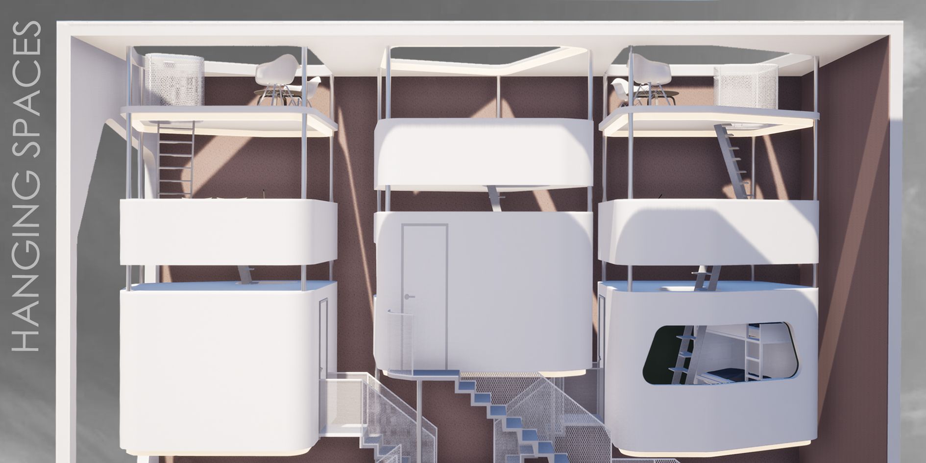 HANGING SPACES | Concept Architecture Project