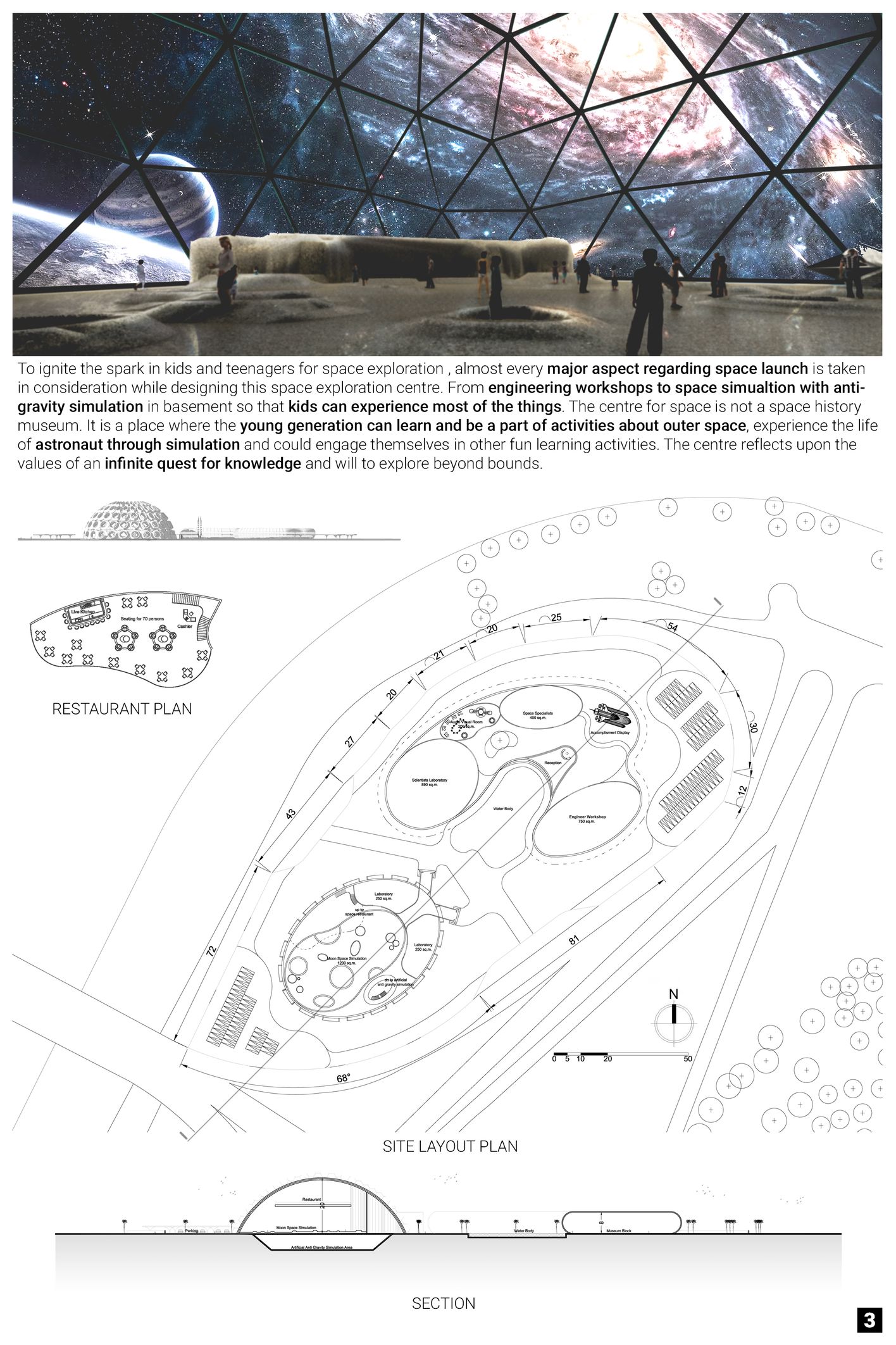 Space Odyssey (A jounrey to space) | Urban Design Project