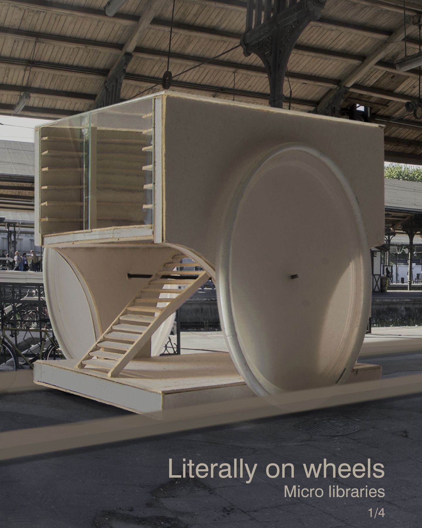 Literally on Wheels - Micro Libraries | Cultural Architecture Project