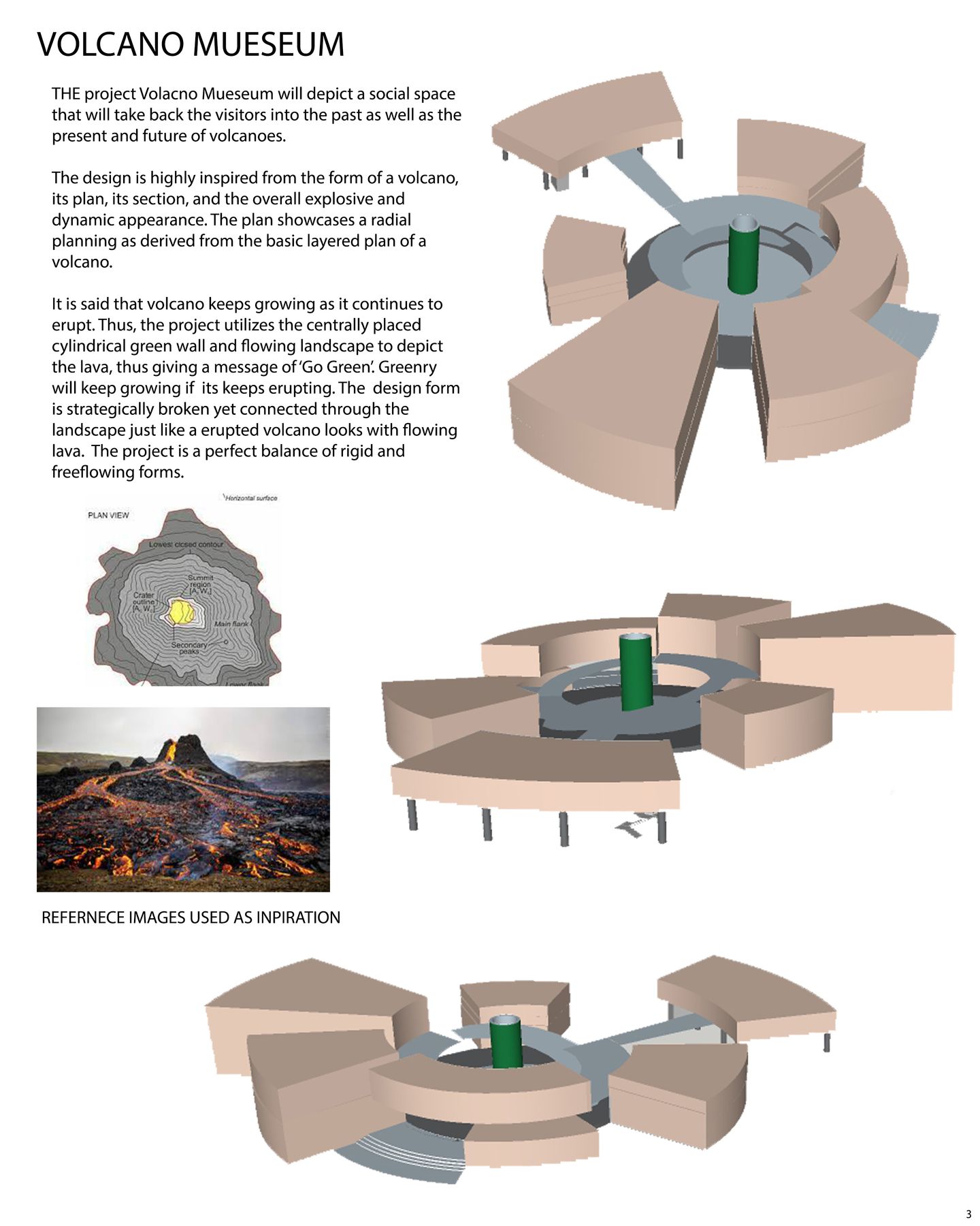 Volcano Museum | Conceptual Architecture Project