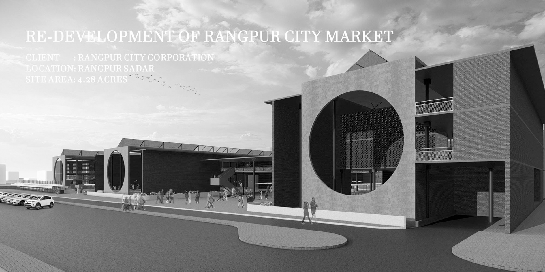 RE-DEVELOPMENT OF RANGPUR CITY MARKET | Urban Planning Project