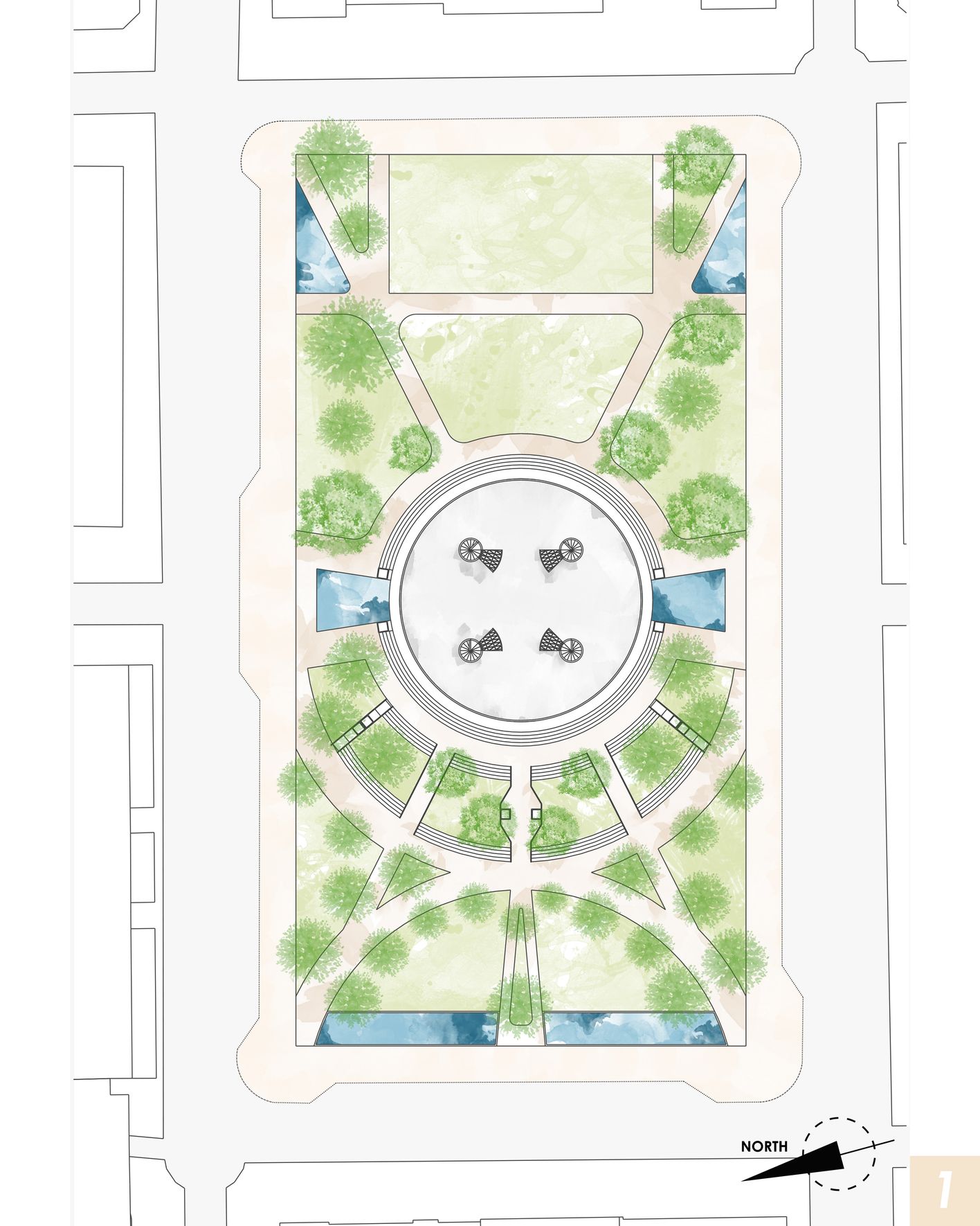 George Square Park | Landscape Design Project