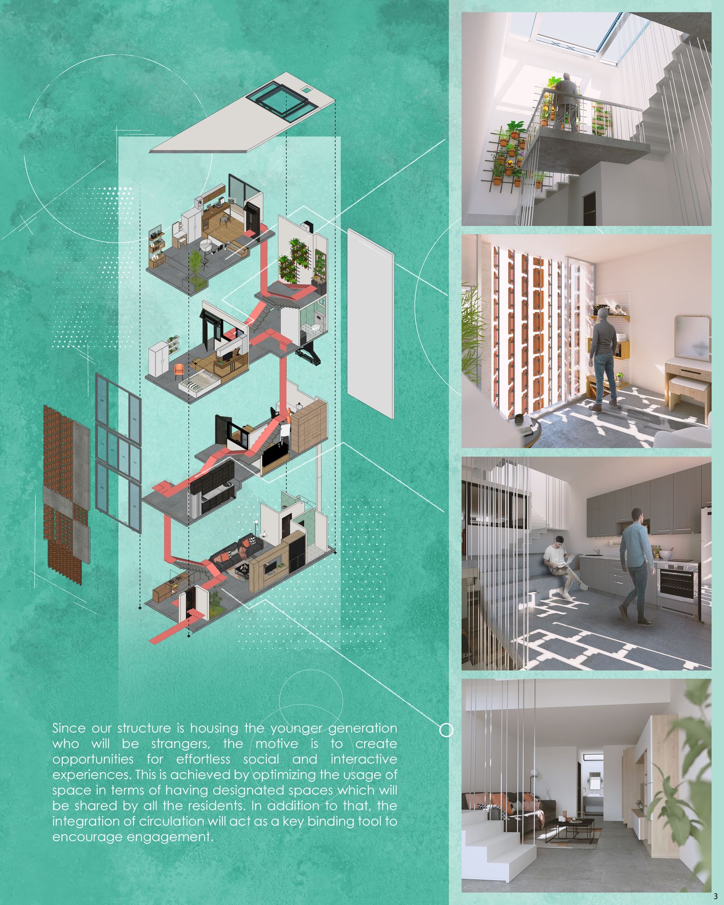 Rise & Connect | 3D Visualization Project