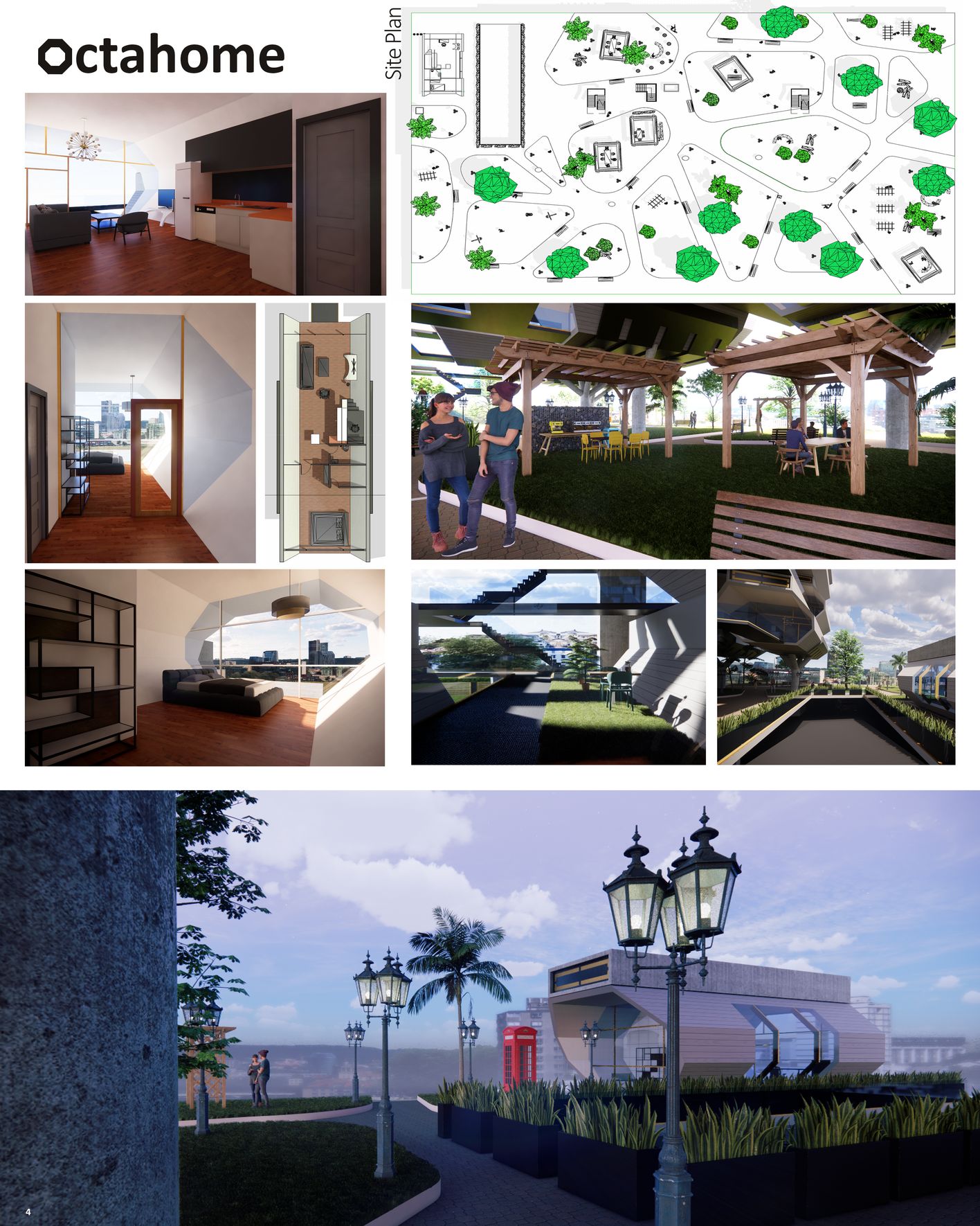 Octahome Residential Complex | Interior Design Project