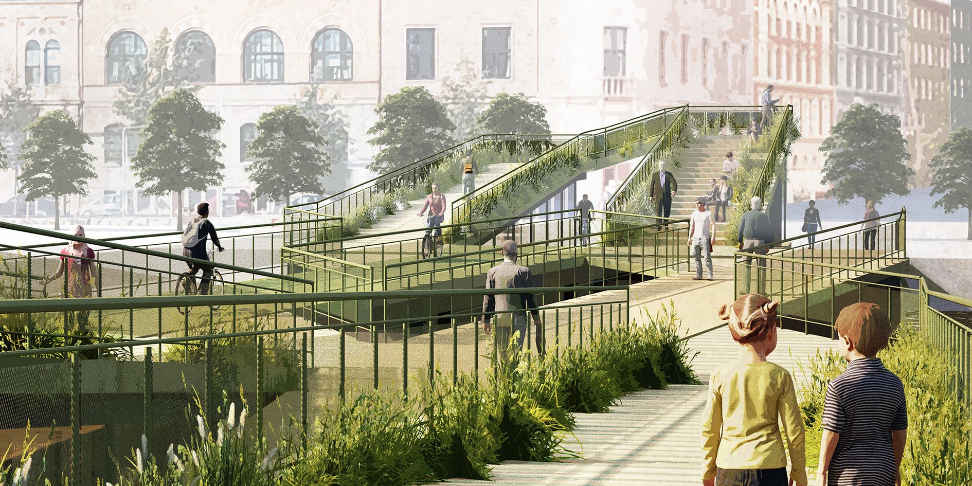 The Green Bridge | 3D Modeling Project